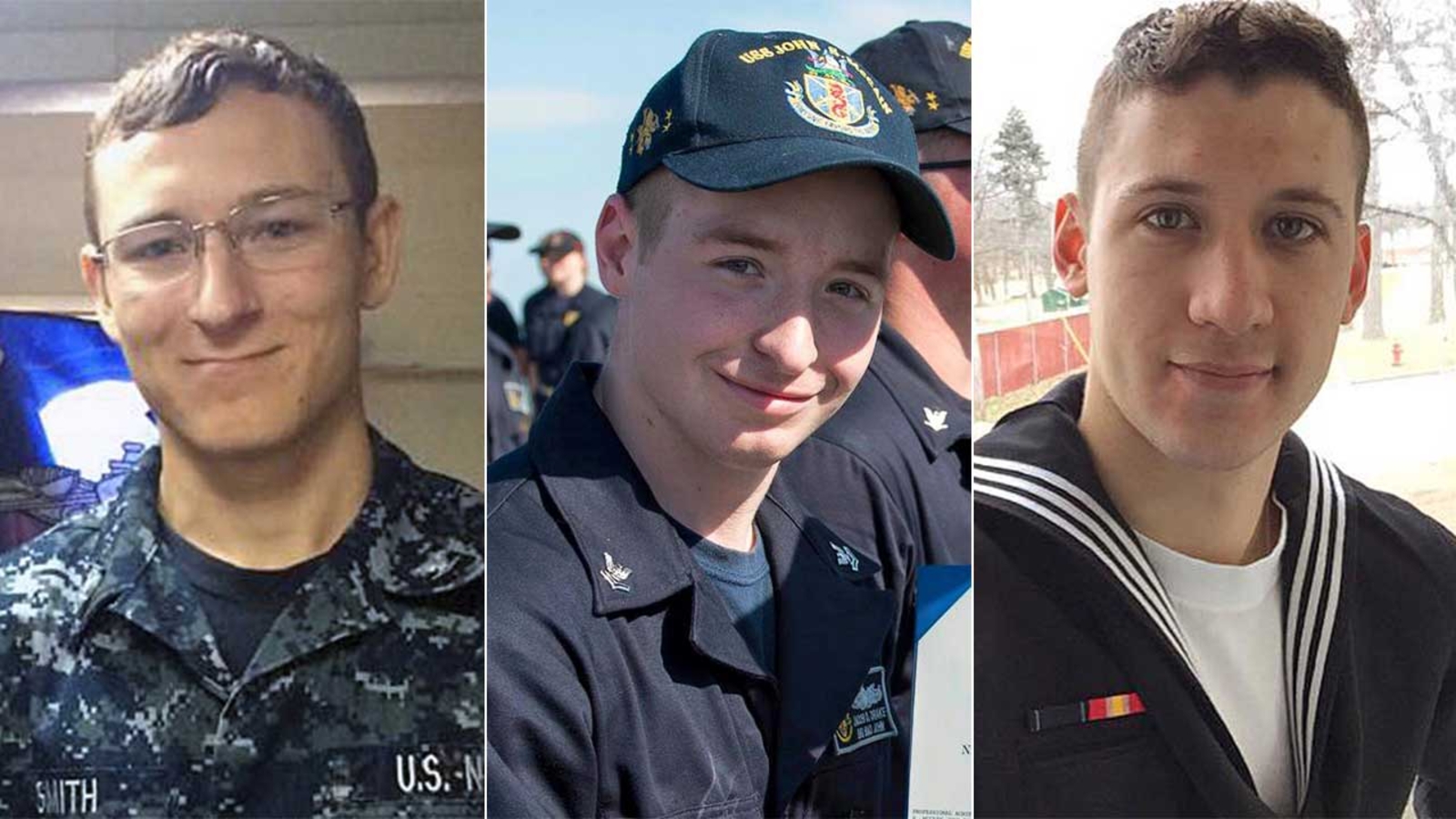 PHOTOS: Missing USS McCain sailors identified - ABC7 Los Angeles
