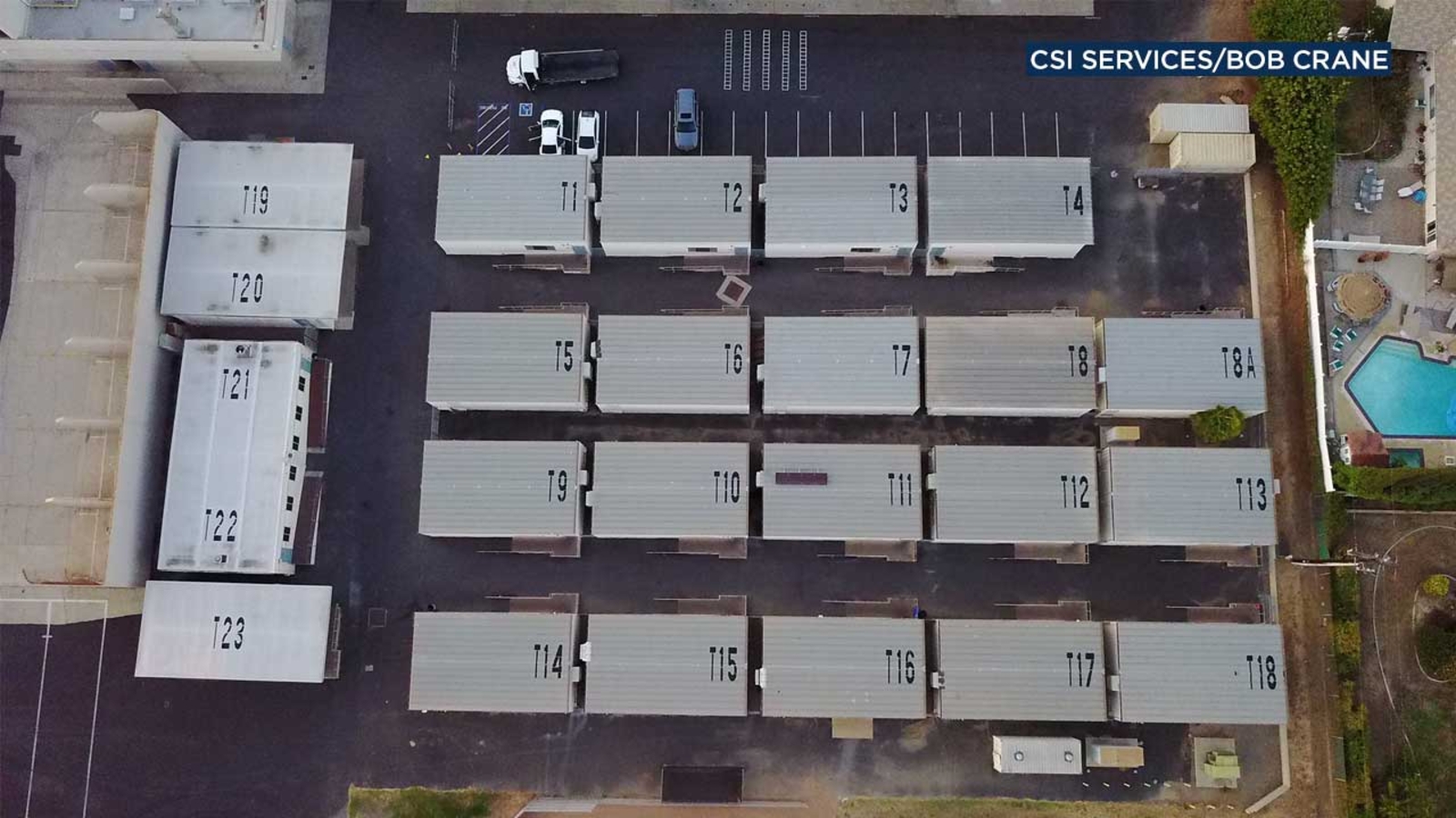 Giant letters, numbers painted atop OC school buildings to help law ...