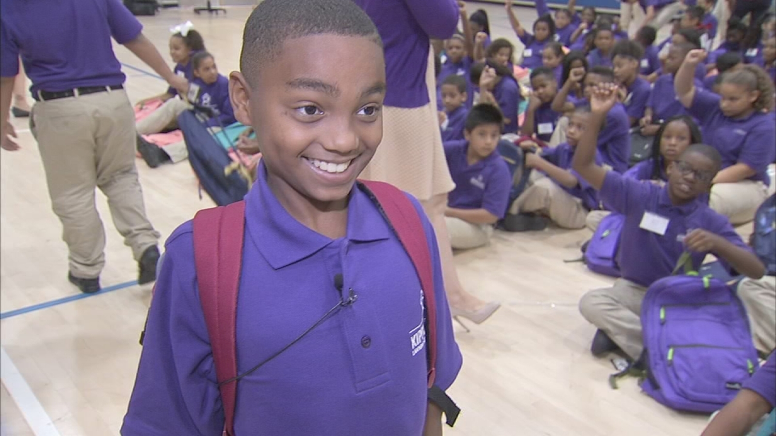 Back pack drive brings smiles to students in Camden - 6abc Philadelphia