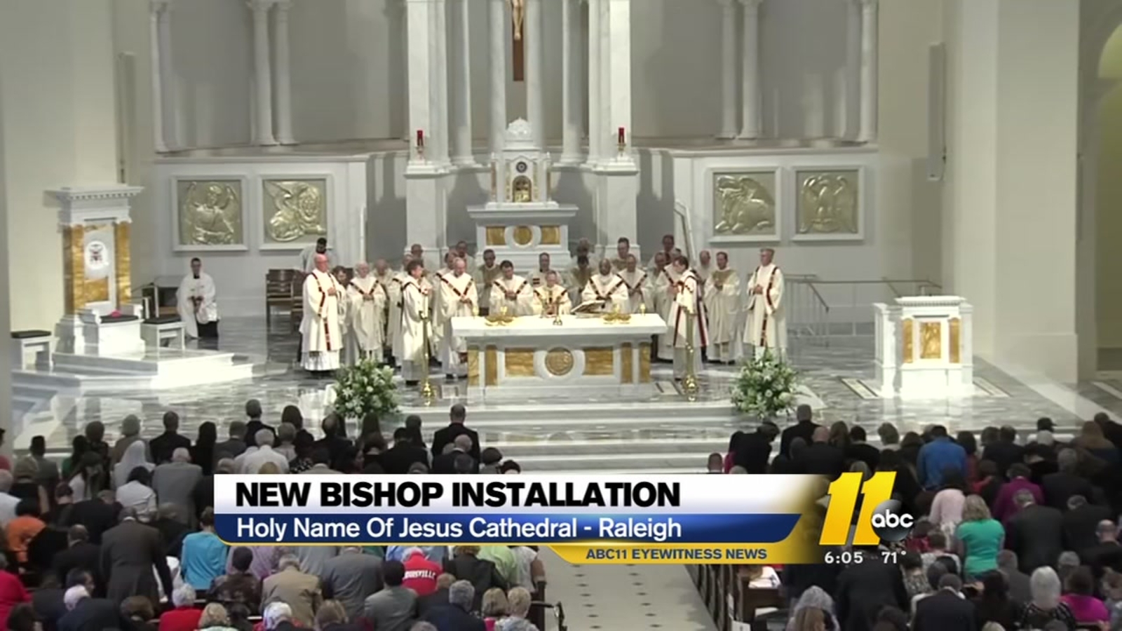 Raleigh's Catholic faithful welcome new bishop - ABC11 Raleigh-Durham