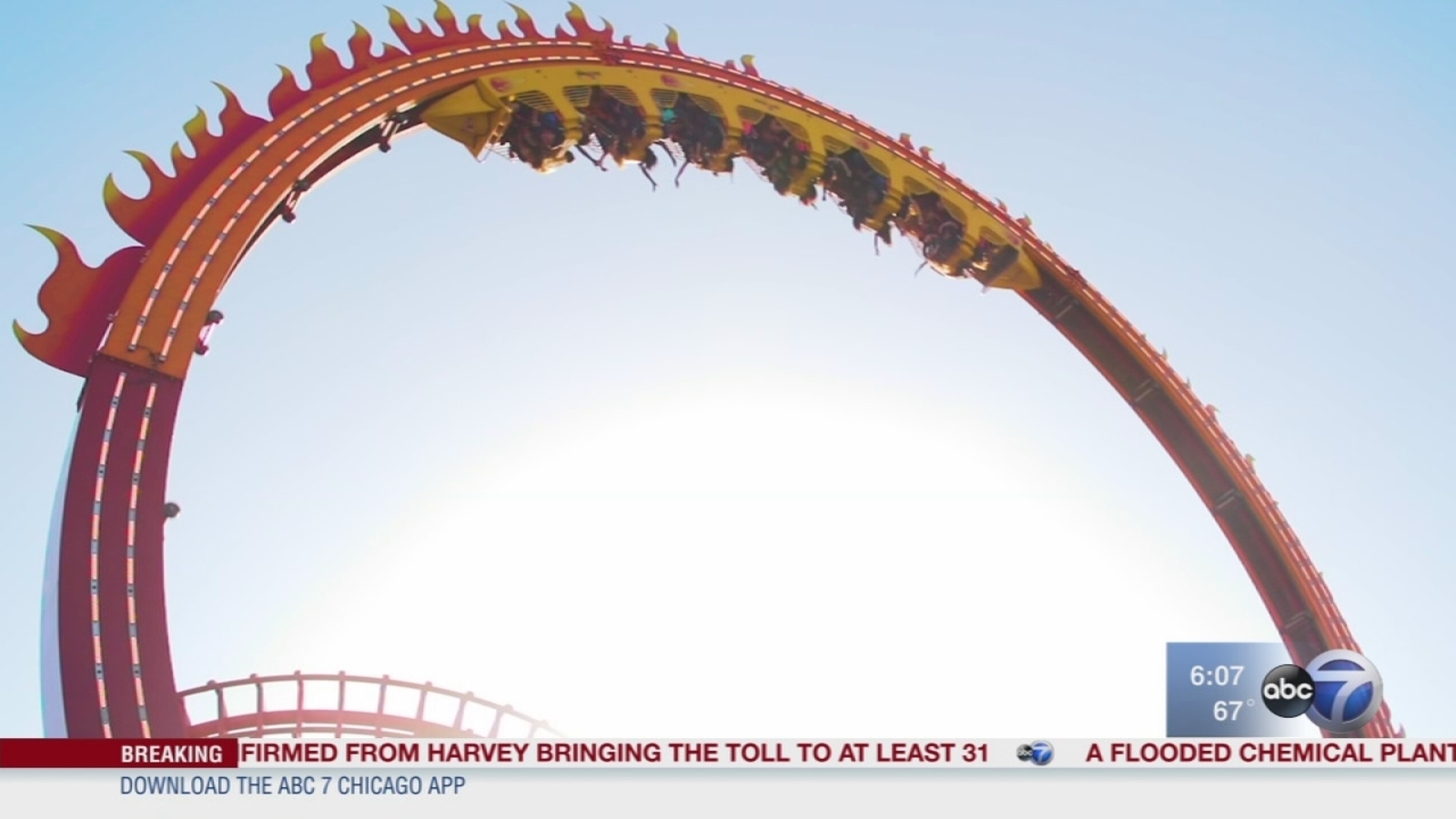 World's largest 'loop coaster' coming to Six Flags Great America - ABC7 ...