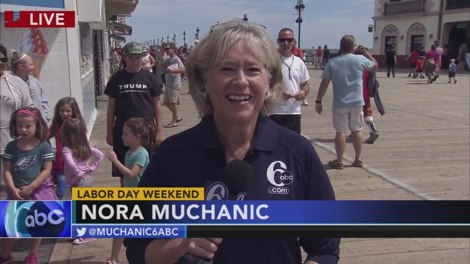 VIDEO: Labor Day weekend begins at the Jersey shore - 6abc Philadelphia