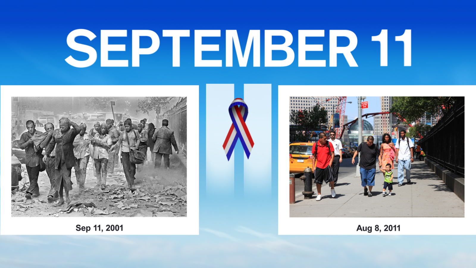 New York City and 9/11 - 2001 vs 2011 - pictures - ABC7 New York