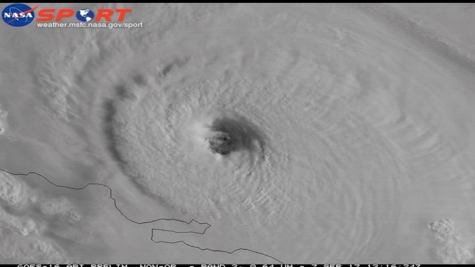 Incredible view of Hurricane Irma's eye from space - ABC7 New York