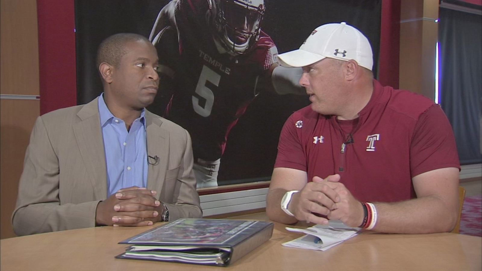 Head Coach Geoff Collins on Temple Football Playbook - 6abc Philadelphia