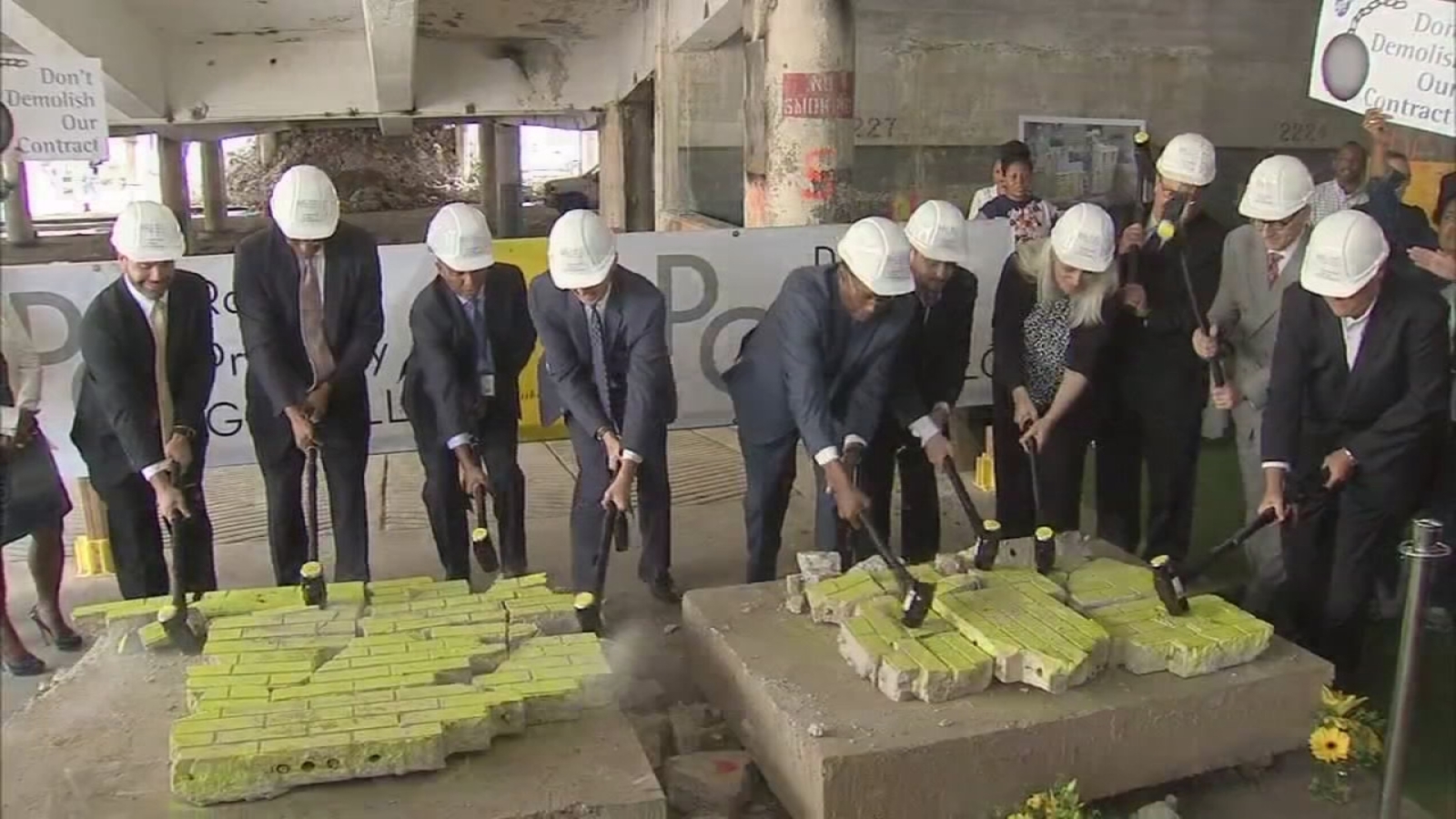 "The Hamilton" groundbreaking - 6abc Philadelphia