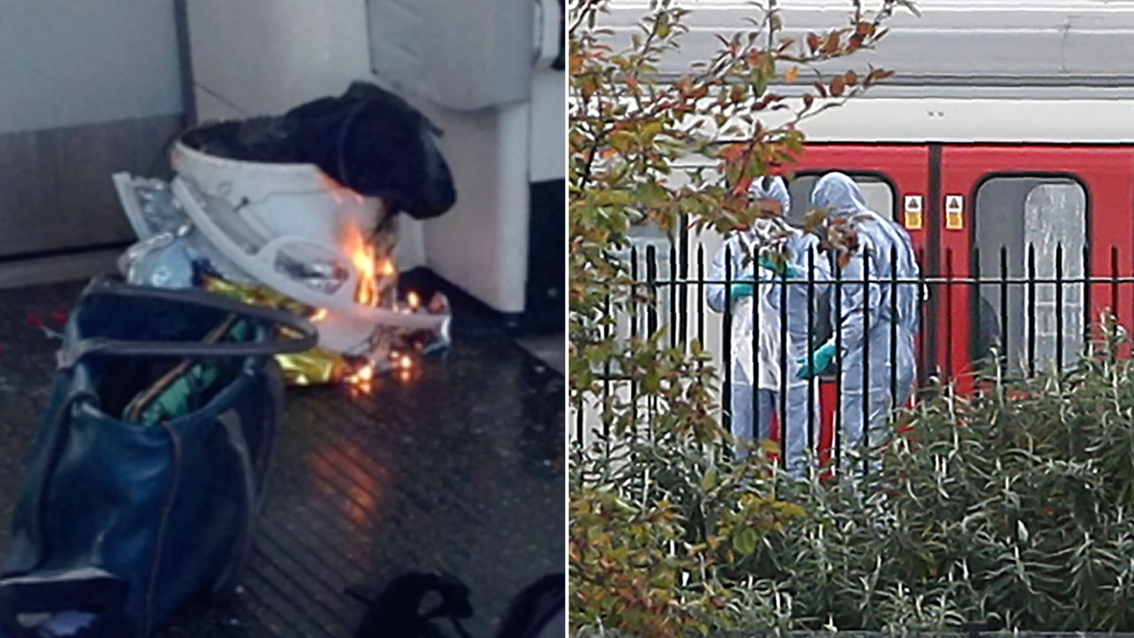 Photos from the scene of explosion on London train - ABC7 New York