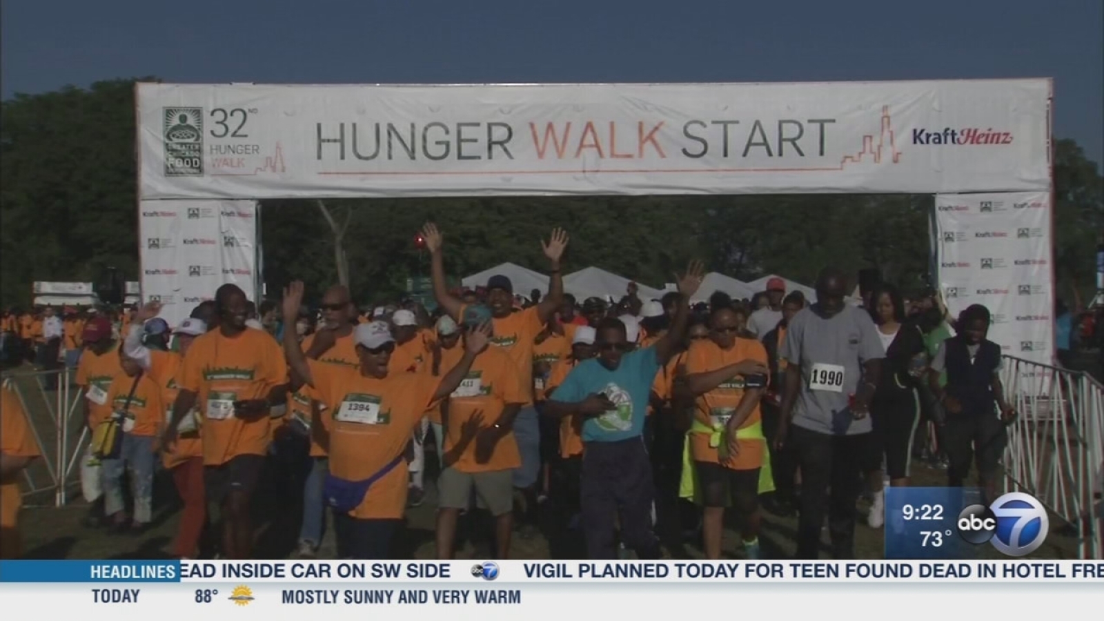 32nd Annual Hunger Walk - ABC7 Chicago