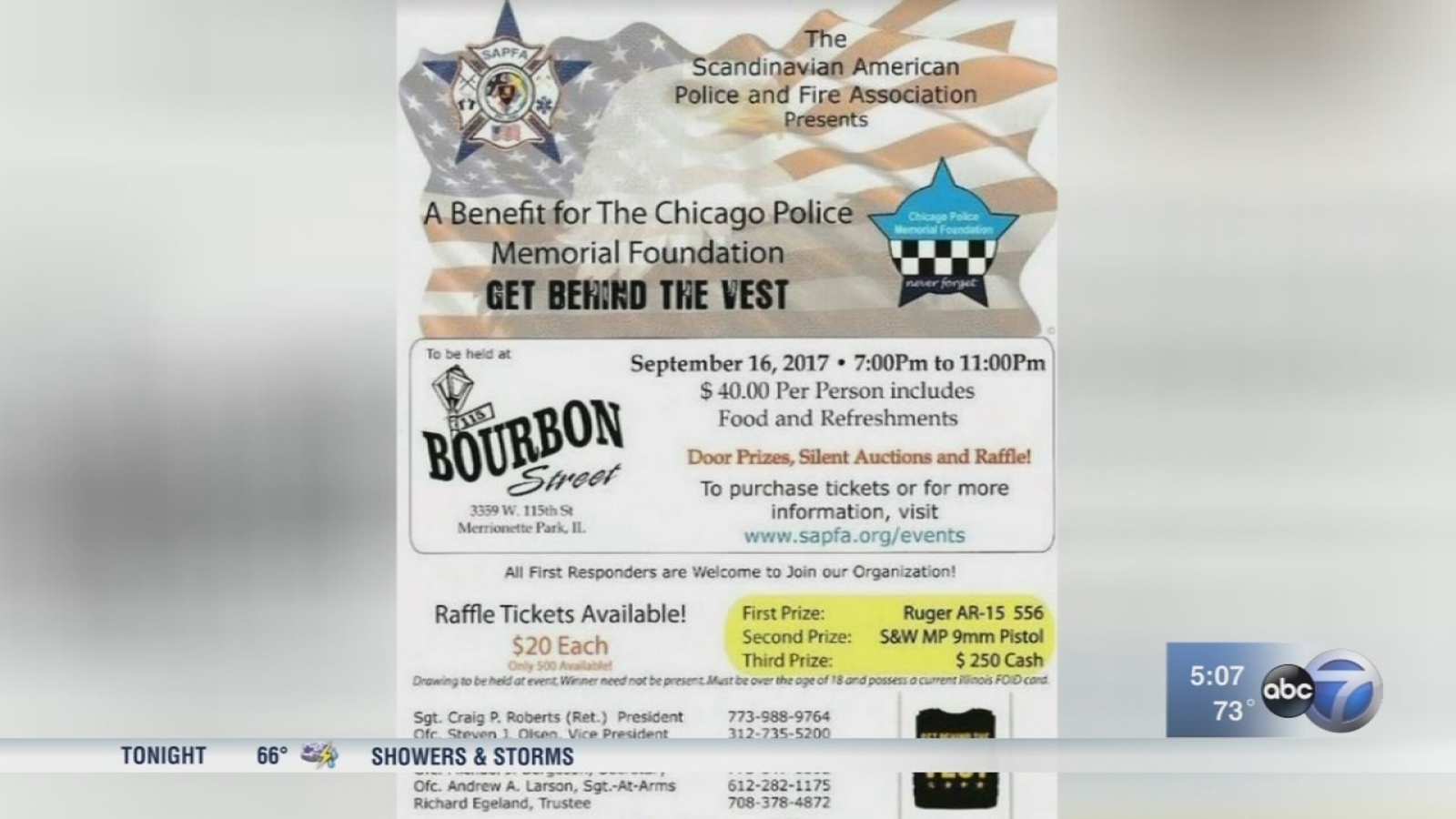 Guns raffled off as prizes in Melrose Park, Merrionette Park - ABC7 Chicago