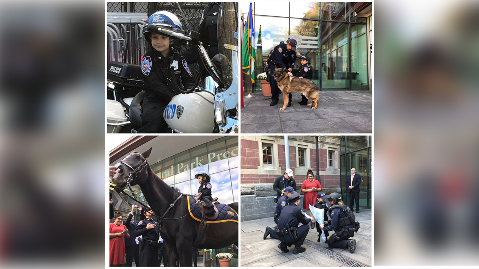 6-year-old girl spends Friday afternoon as a New York City Police ...