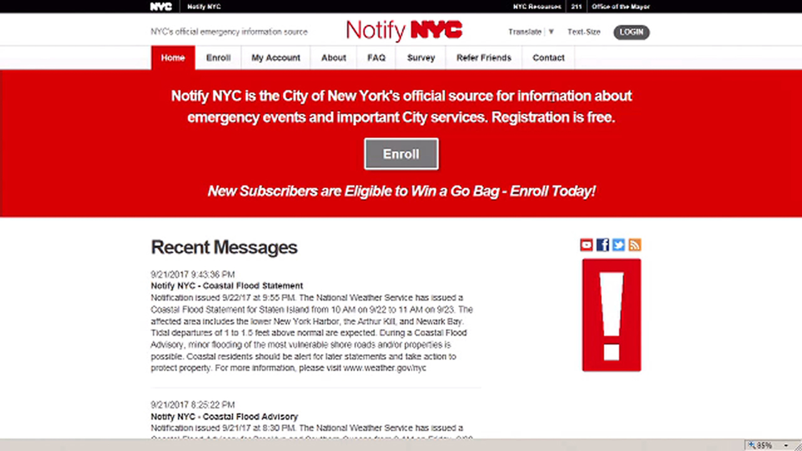 New York City to launch new emergency notification app, 'Notify NYC' - ABC7 New York