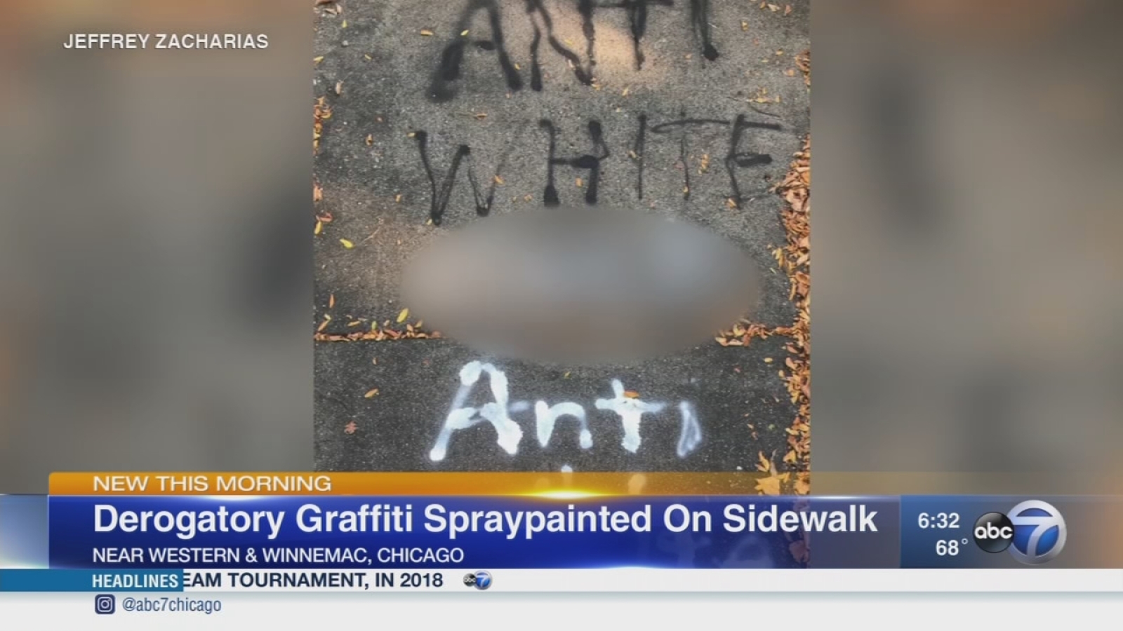 Police investigating disturbing graffiti found at 2 North Side homes ...
