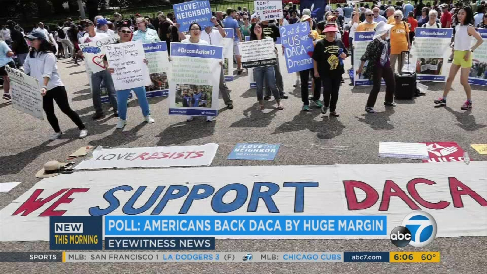 86 percent of Americans back DACA, ABC News/Washington Post poll shows ...