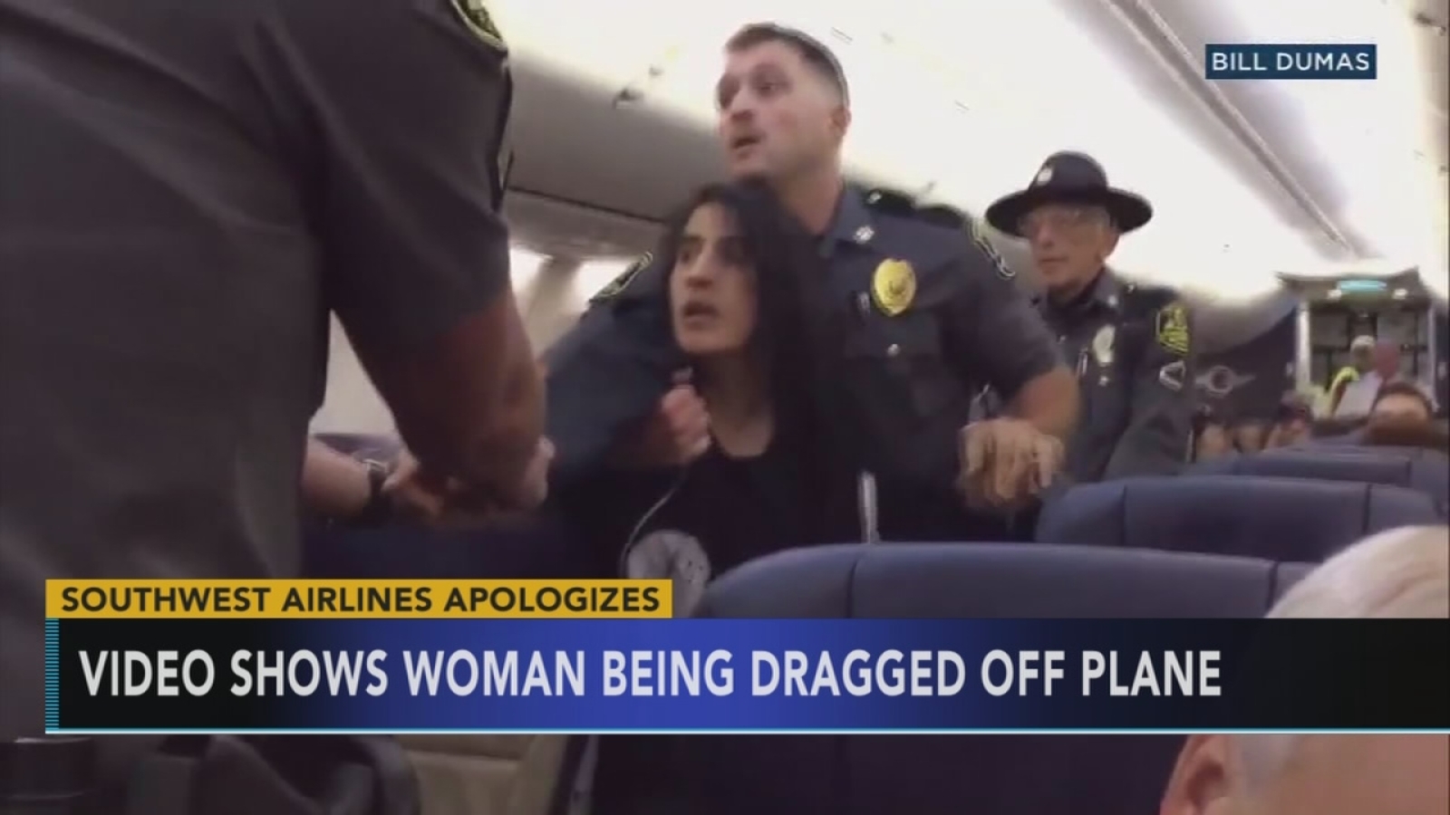 Police drag woman off Southwest Airlines flight - 6abc Philadelphia