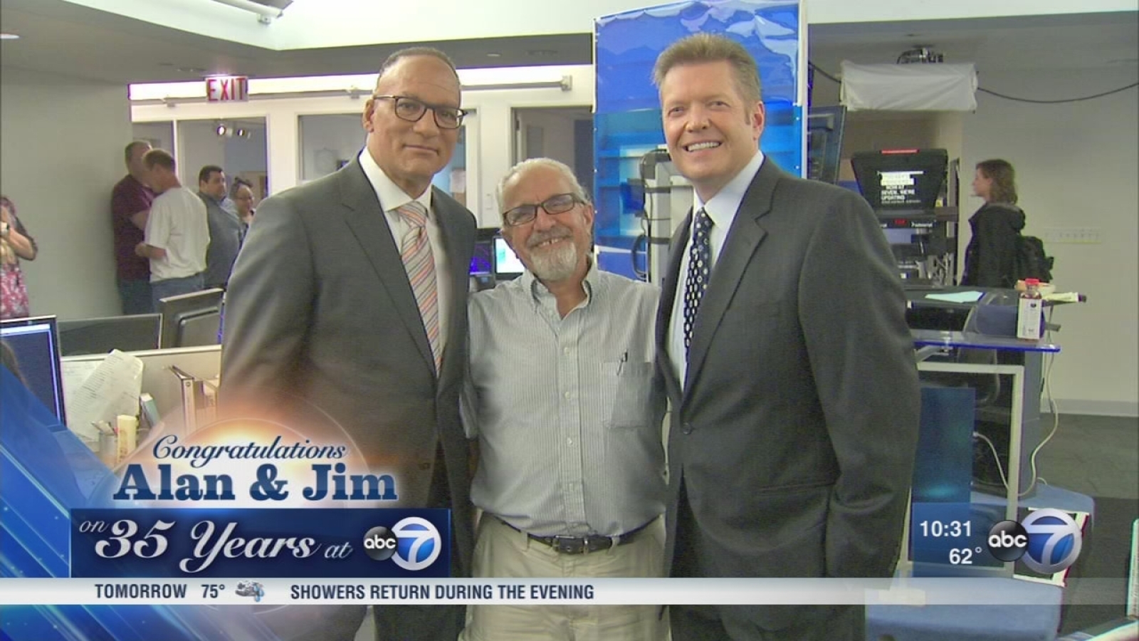 Alan Krashesky and Jim Rose mark 35 years at ABC7 - ABC7 Chicago