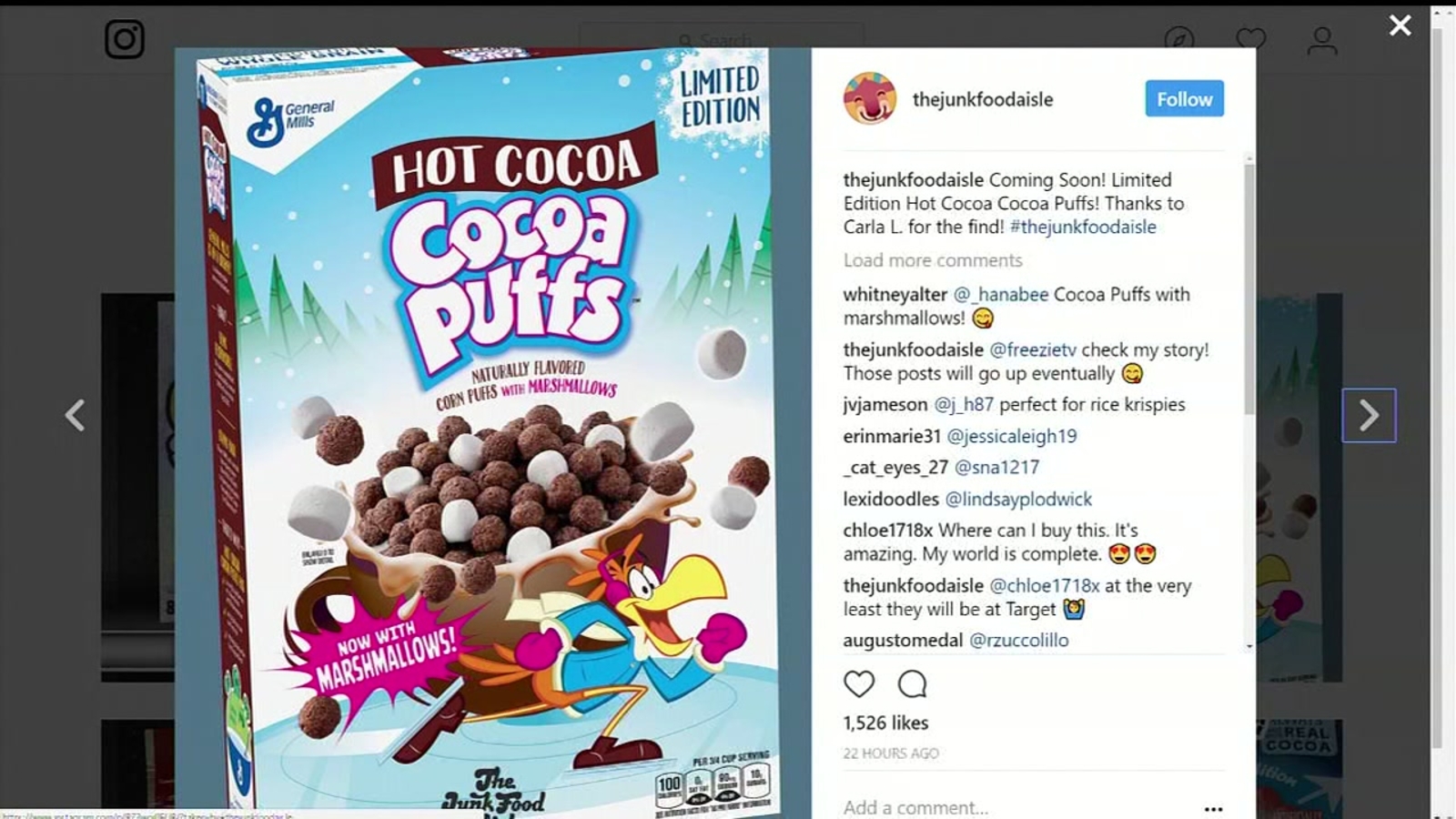 Cocoa Puffs debuts new hot cocoa cereal with marshmallows - ABC13 Houston