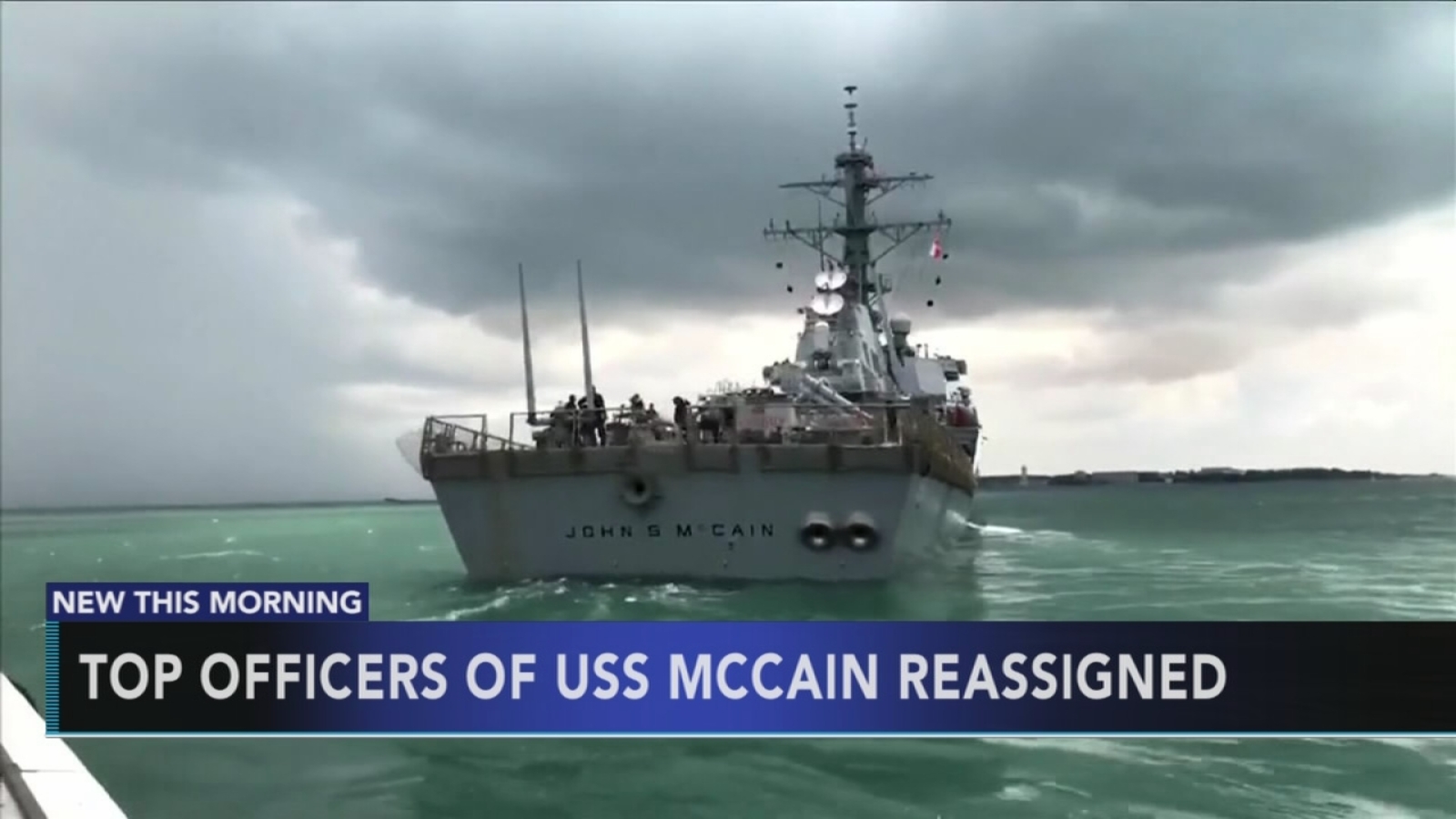 USS McCain top officers relieved of duties after deadly collision ...