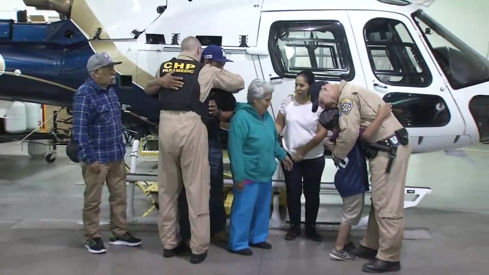 Man stays behind to make room for family on CHP helicopter as wildfires ...