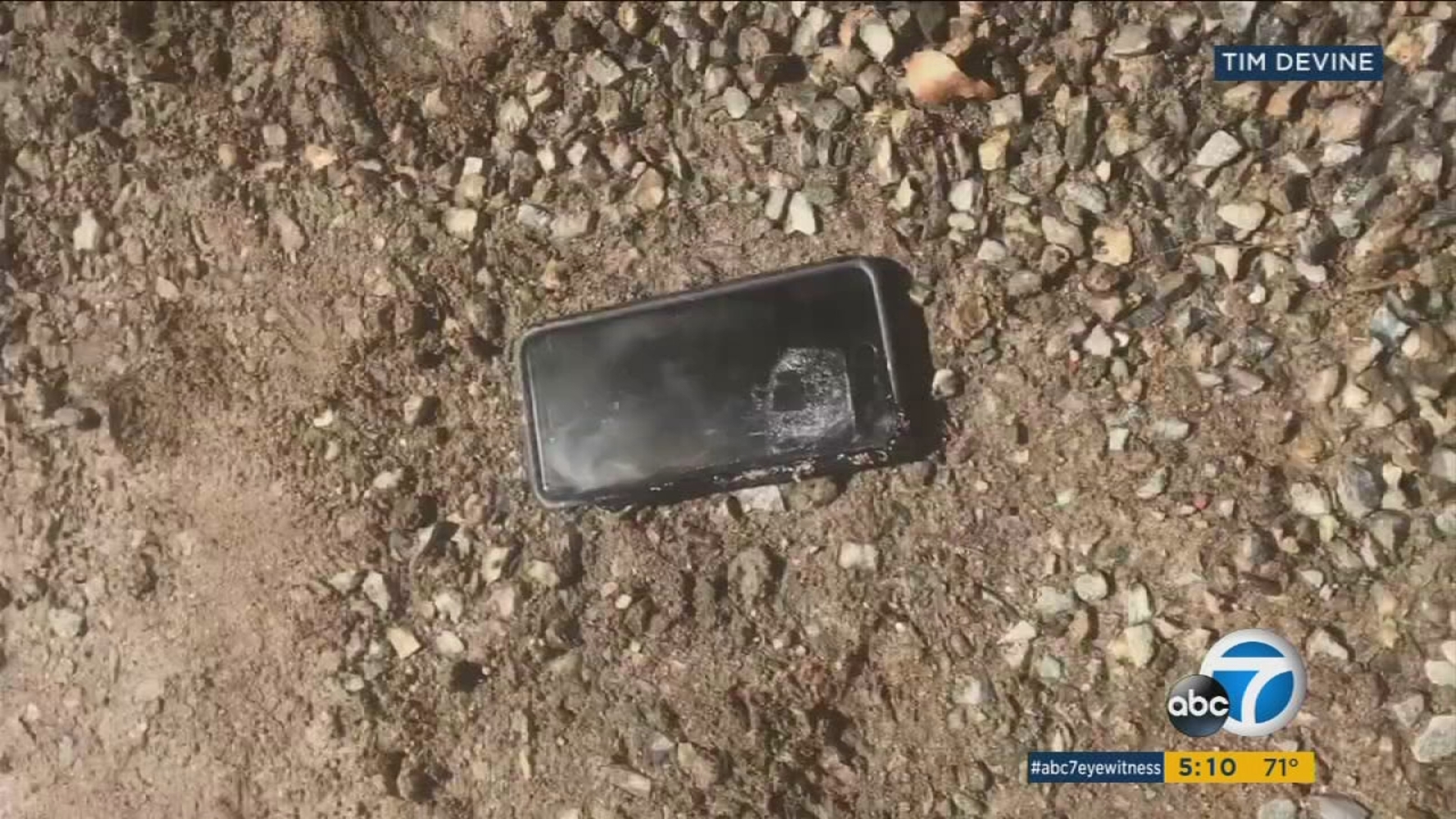 iPhone catches fire as Menifee man makes call - ABC7 Los Angeles