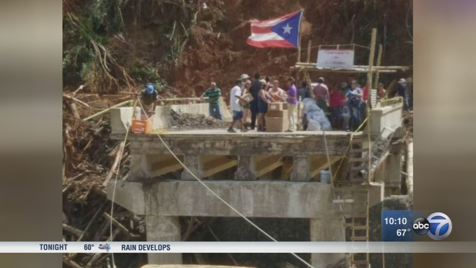 Exclusive look at Army relief operations in Puerto Rico - ABC7 Chicago