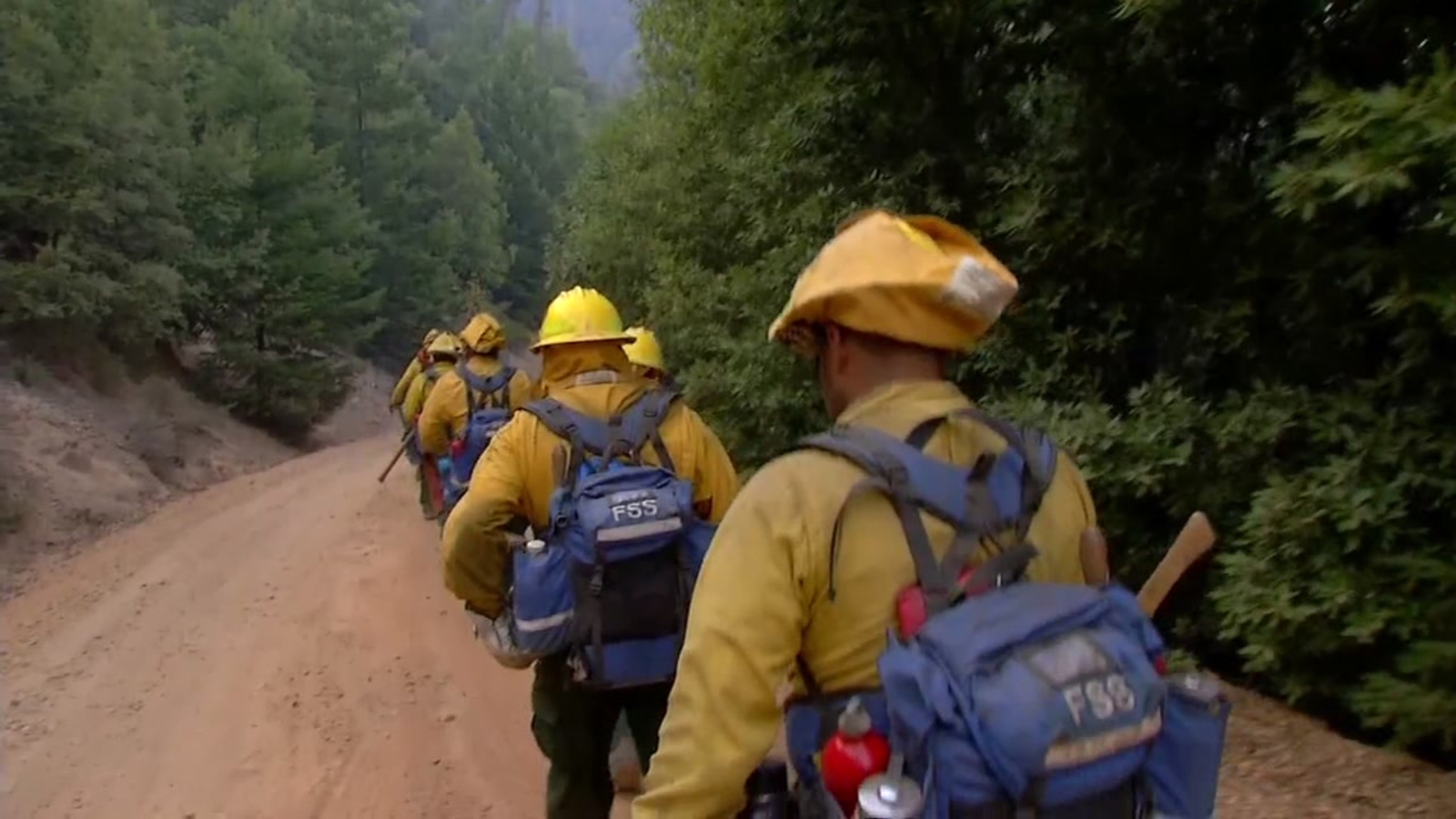 Firefighters continue brave effort to contain Calistoga wildfire - ABC7 ...