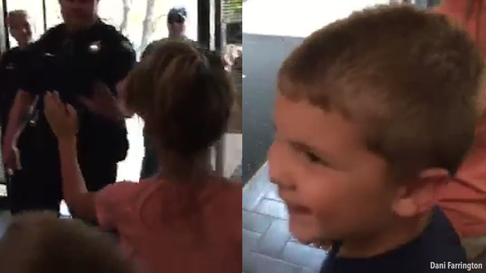 Kids welcome Santa Rosa first responders with high-fives - ABC7 Chicago