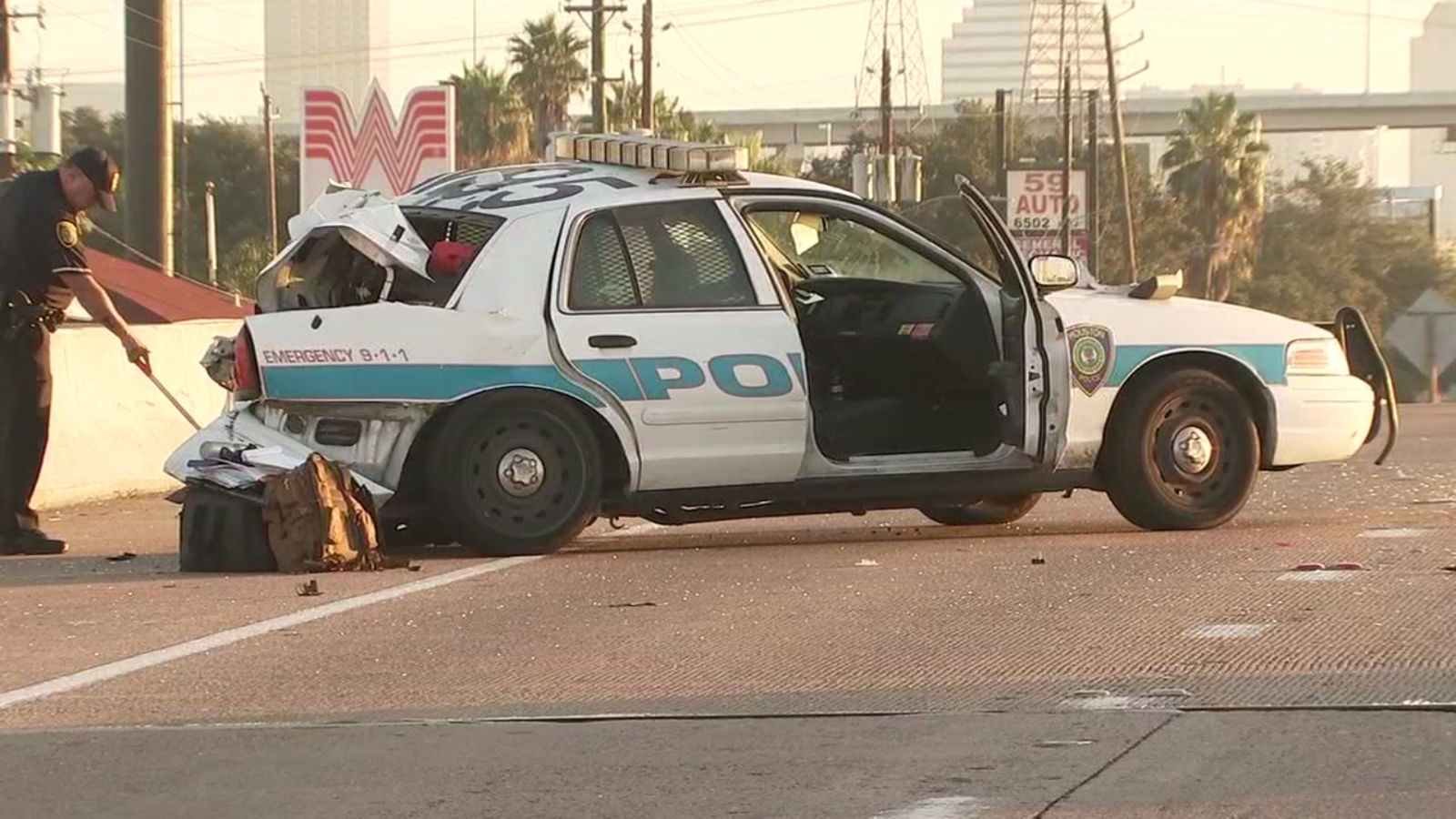 Officer Hospitalized After Crash With Suspected Drunk Driver On Highway