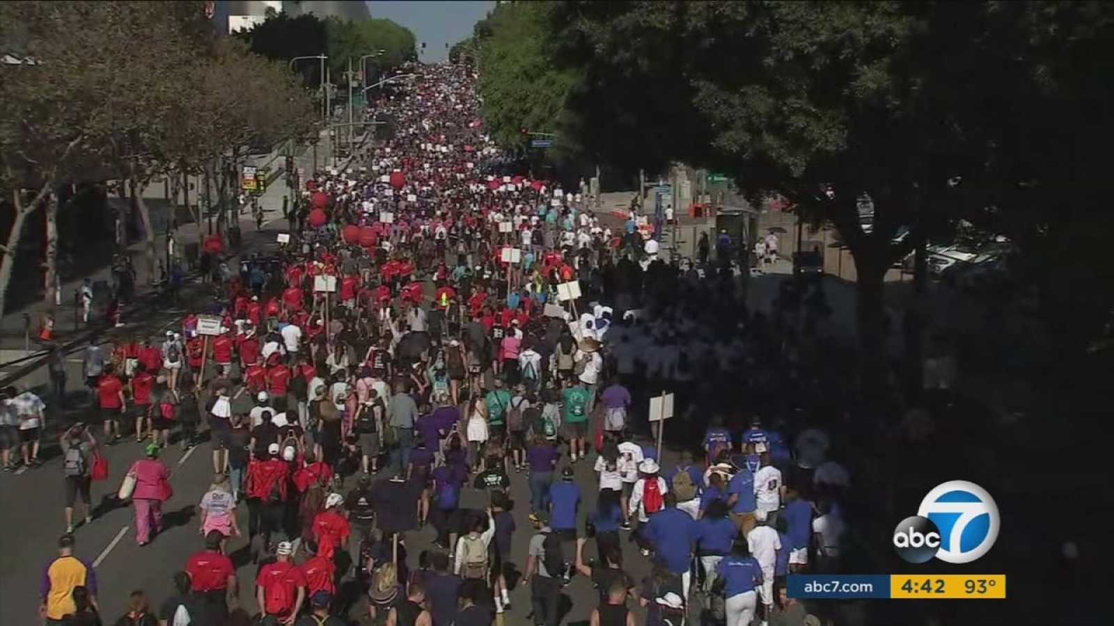 Thousands in AIDS Walk LA raise money to fight disease - ABC7 Los Angeles