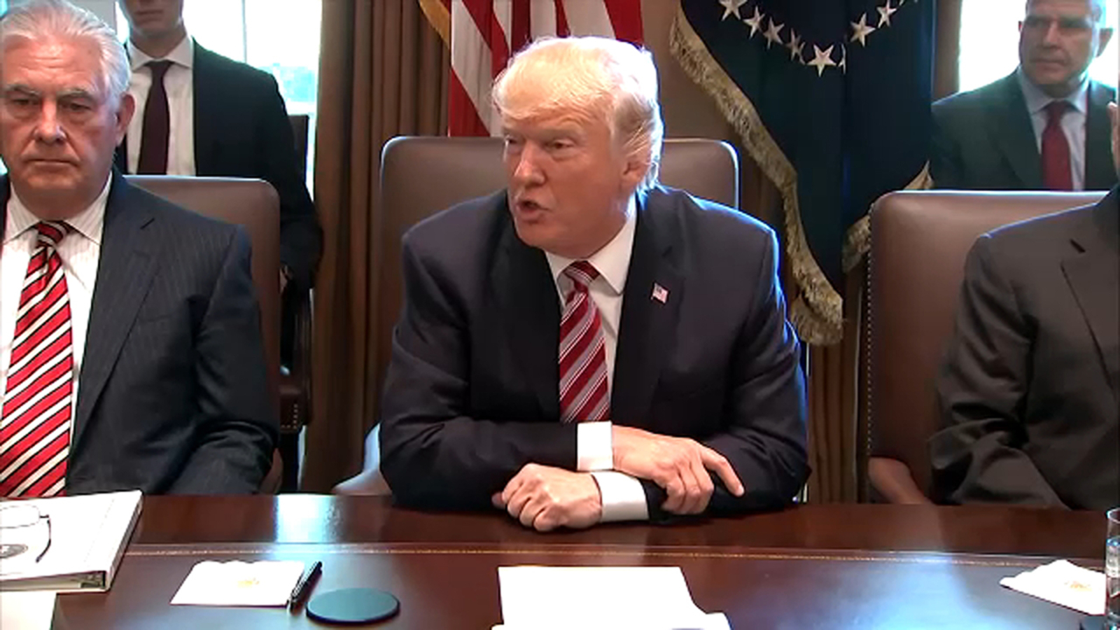 President Donald Trump, Mitch McConnell insist they're together for GOP agenda - ABC7 New York
