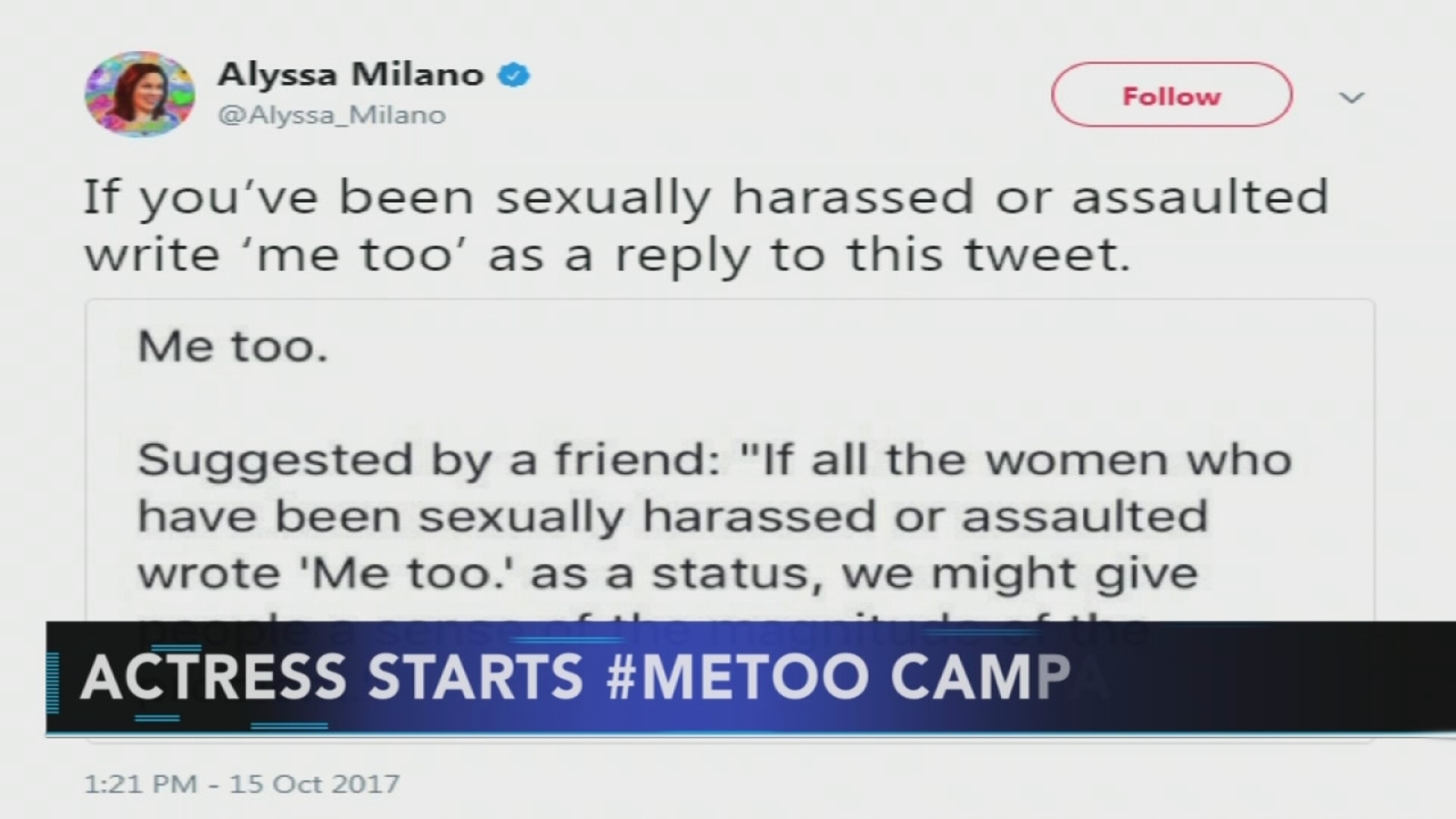 Women ID as assault, harassment victims with 'me too' tweets - ABC13 ...