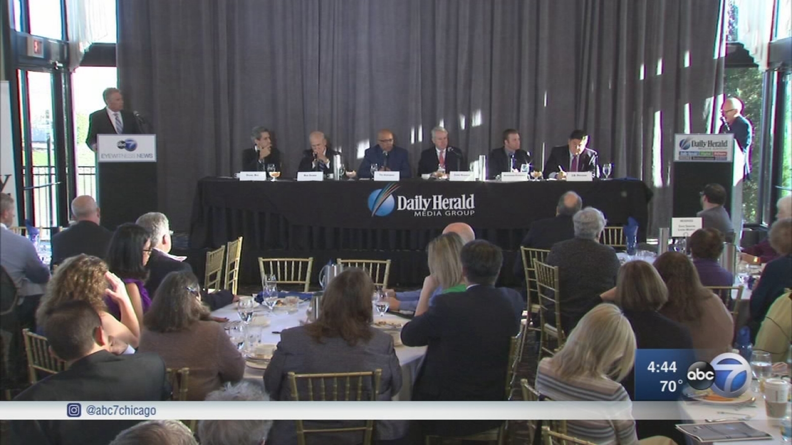 Democratic gubernatorial candidates discuss suburban businesses in ...