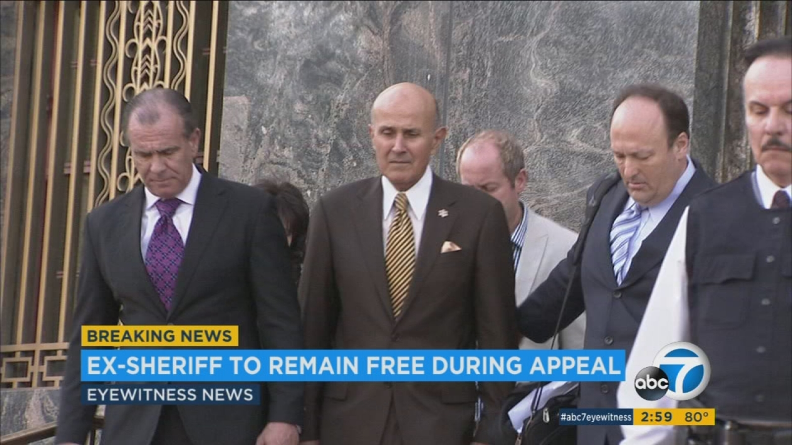Former LA County Sheriff Lee Baca to remain free on bail, appeals court ...