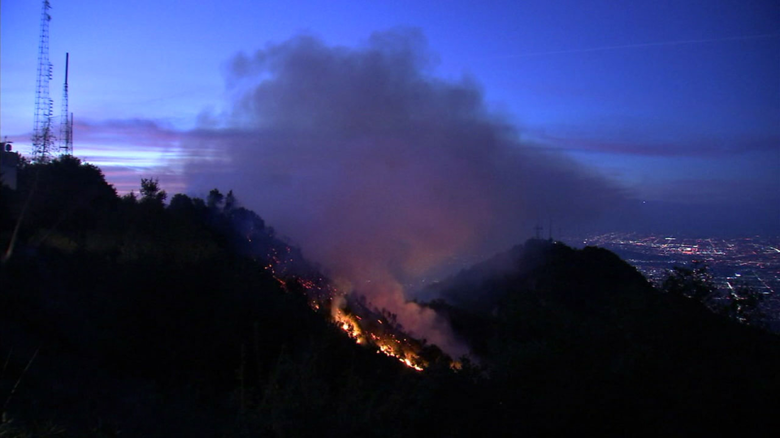 Campgrounds closed due to hot spots from Mount Wilson fire - ABC7 Los ...