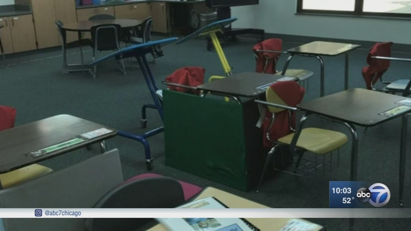 School forced girl with autism to sit at confined desk, parents claim ...