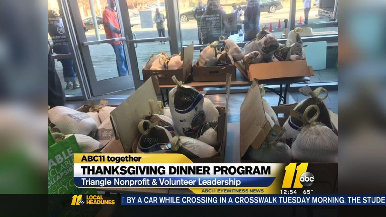 Thanksgiving Dinner Program - ABC11 Raleigh-Durham