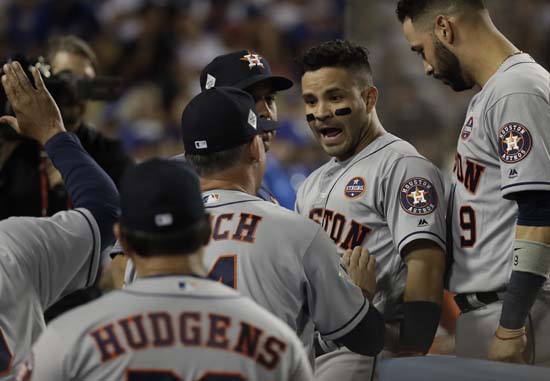 WHAT A GAME! Springer's 2-run homer gives Astros Game 2 win, World ...