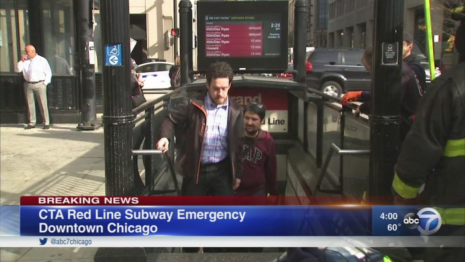 Northbound Red Line trains temporarily rerouted due to loss of power ...