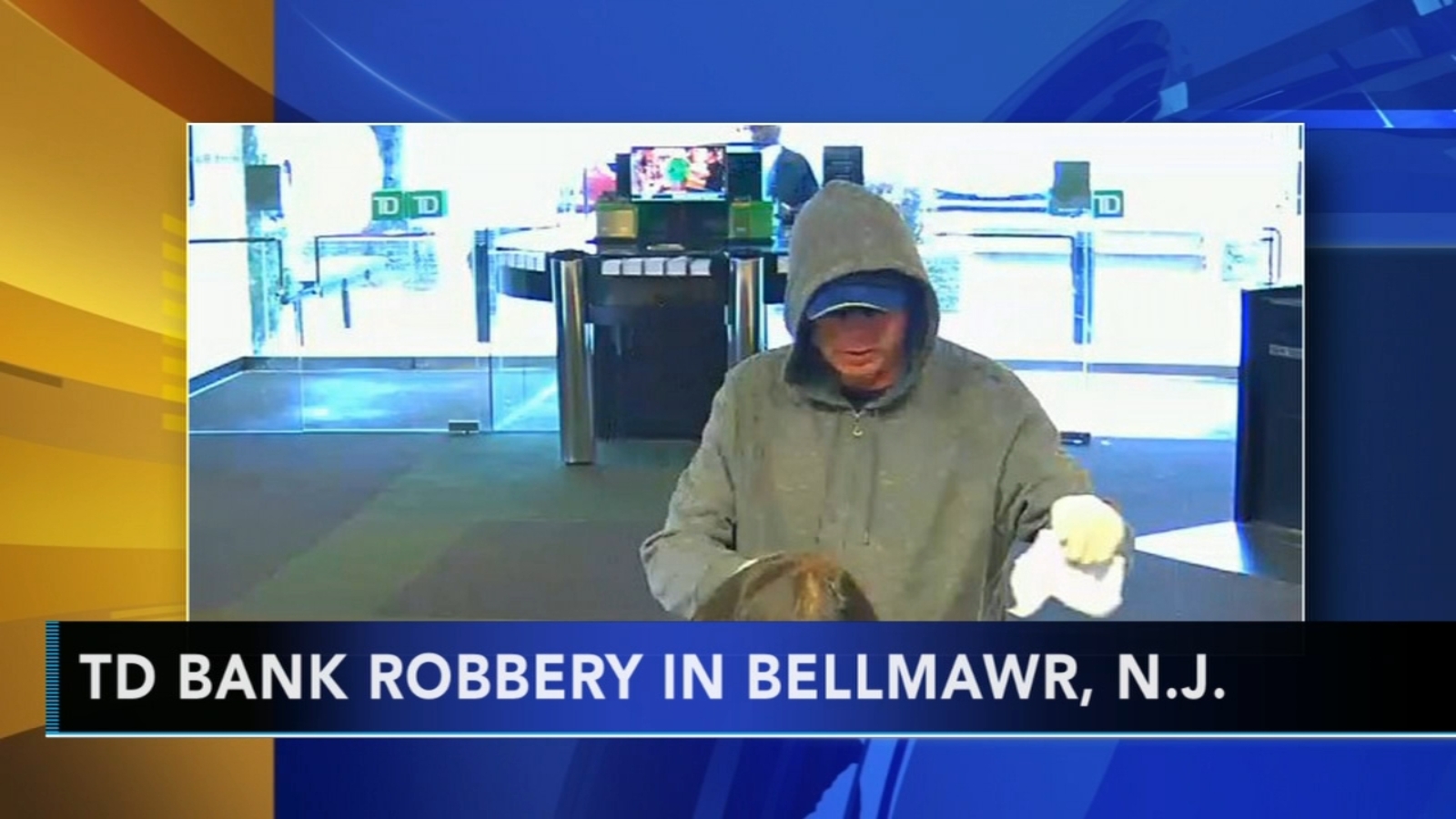 Bank robbery suspect caught on camera in Bellmawr, N.J. - 6abc Philadelphia Bank robbery suspect caught on camera in Bellmawr, N.J. - 6abc Philadelphia