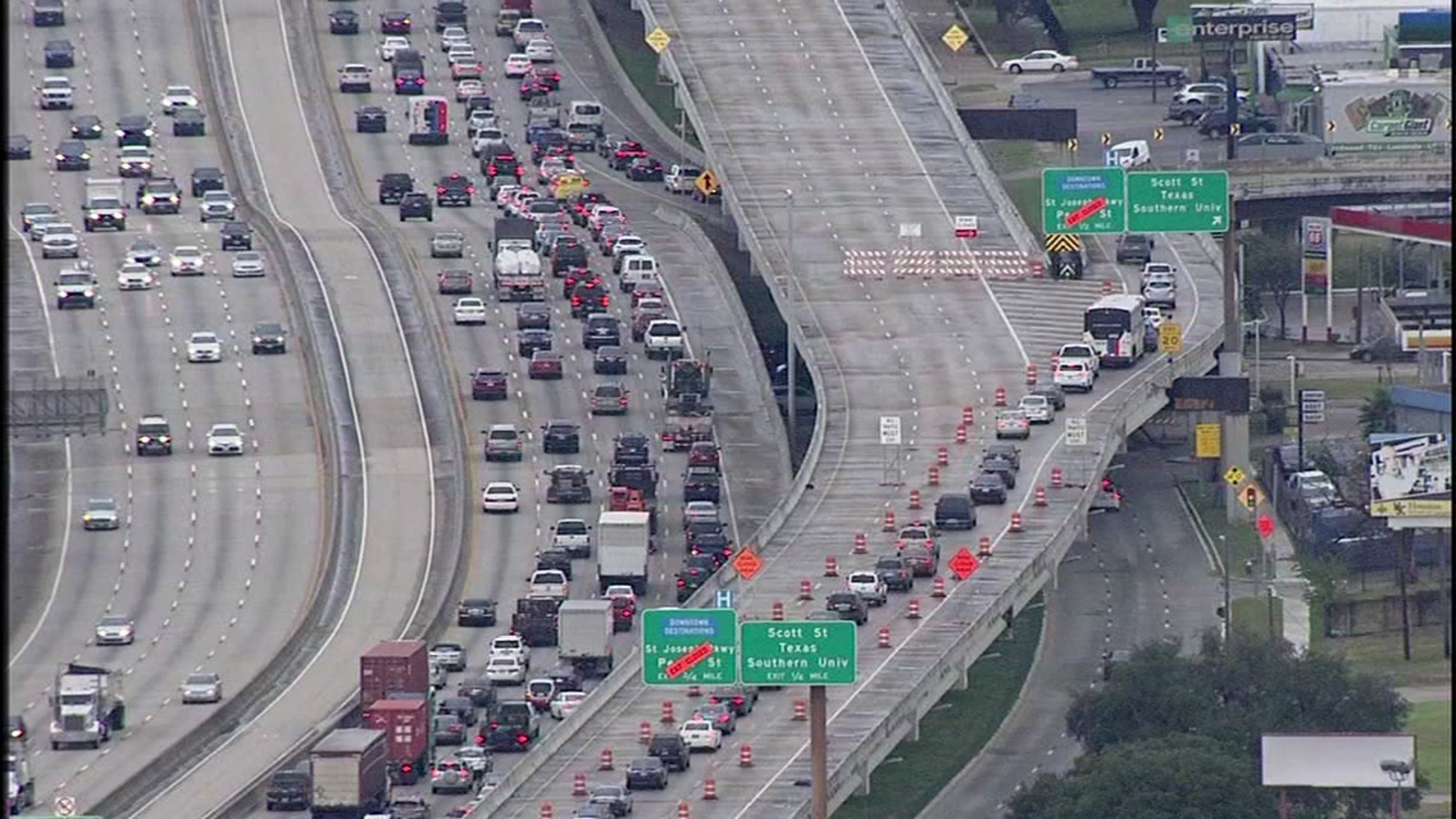 Expect major construction delays on Gulf Freeway - ABC13 Houston