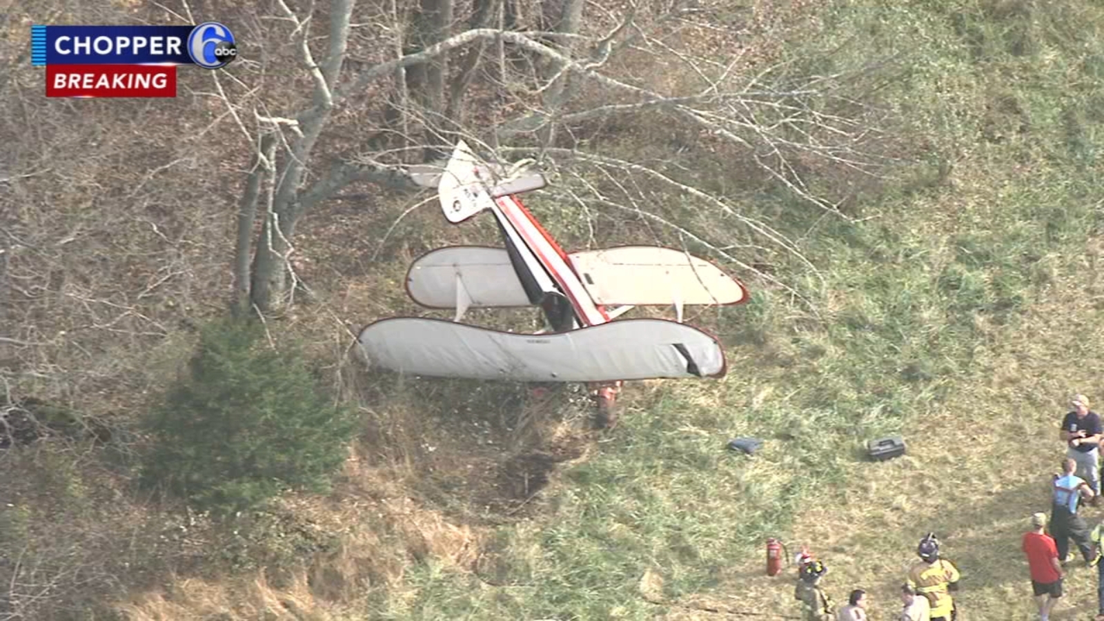 Biplane crashes near Bucks County airport - 6abc Philadelphia