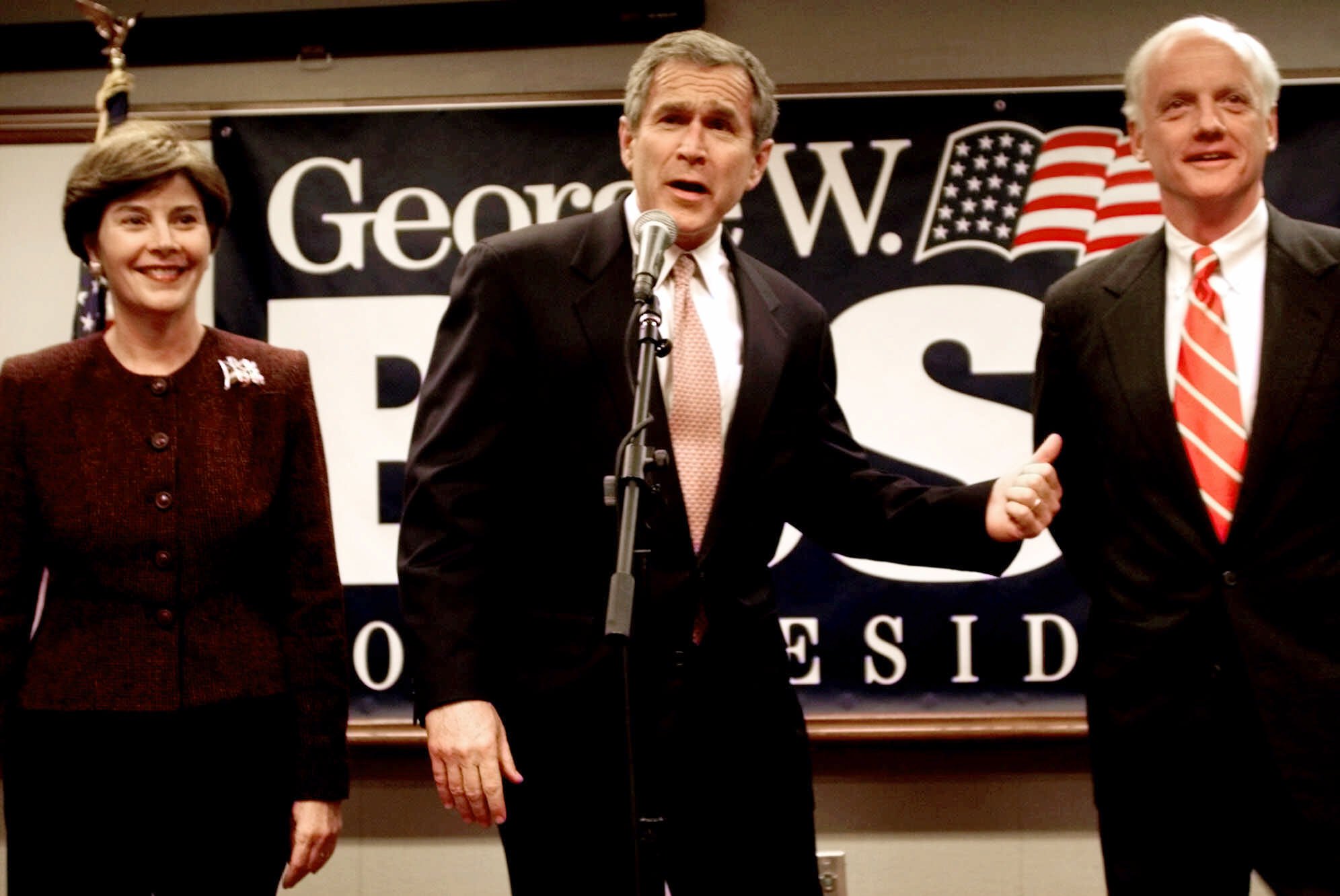George W. Bush and Laura Bush celebrate 40th wedding anniversary ...
