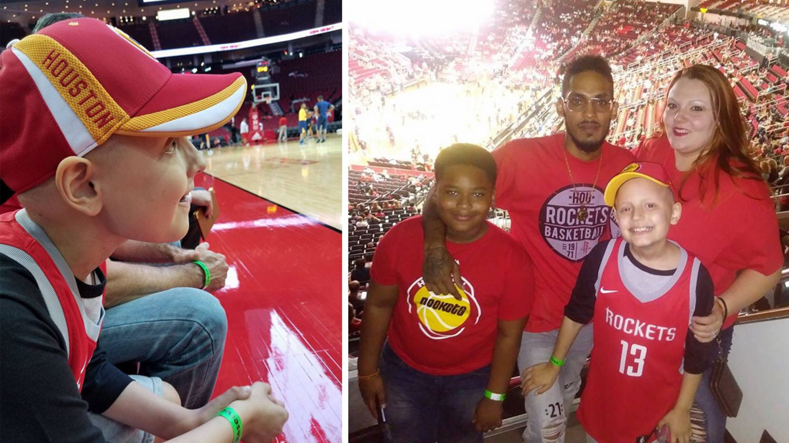 Rockets gift tickets and gear to young fan with cancer - ABC13 Houston