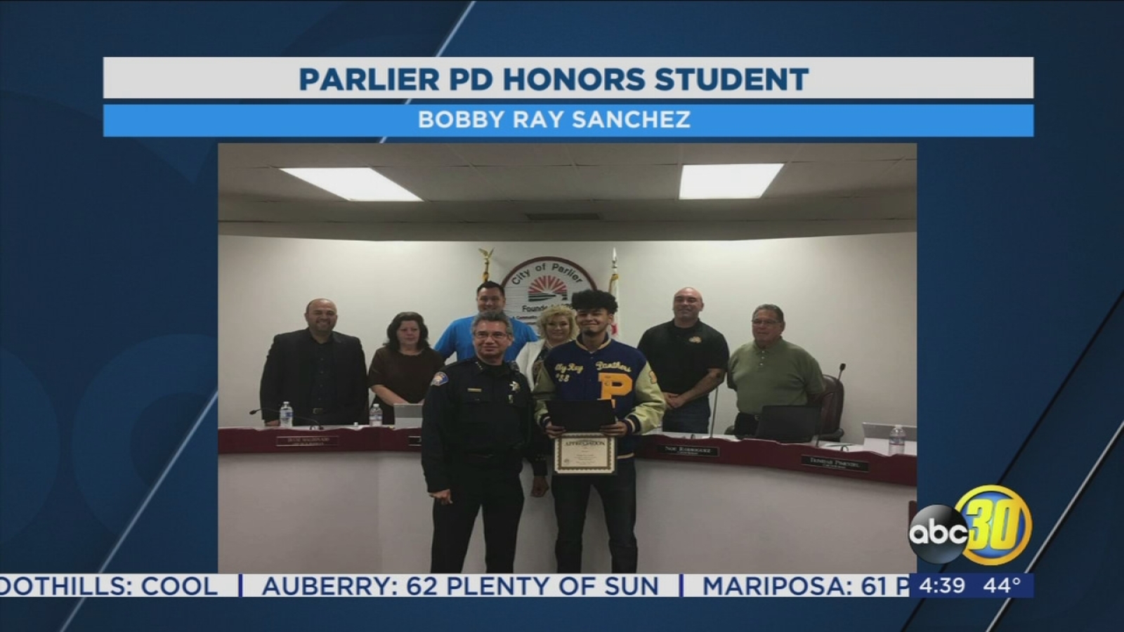 Parlier High student honored as hero by police for saving elementary ...