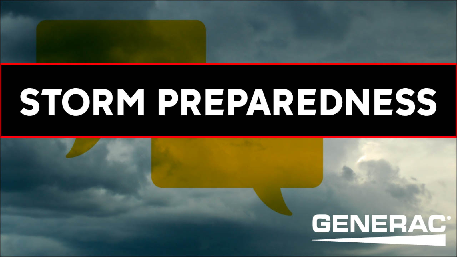 Generac presents: Storm Preparedness web chat - how to be ready for ...