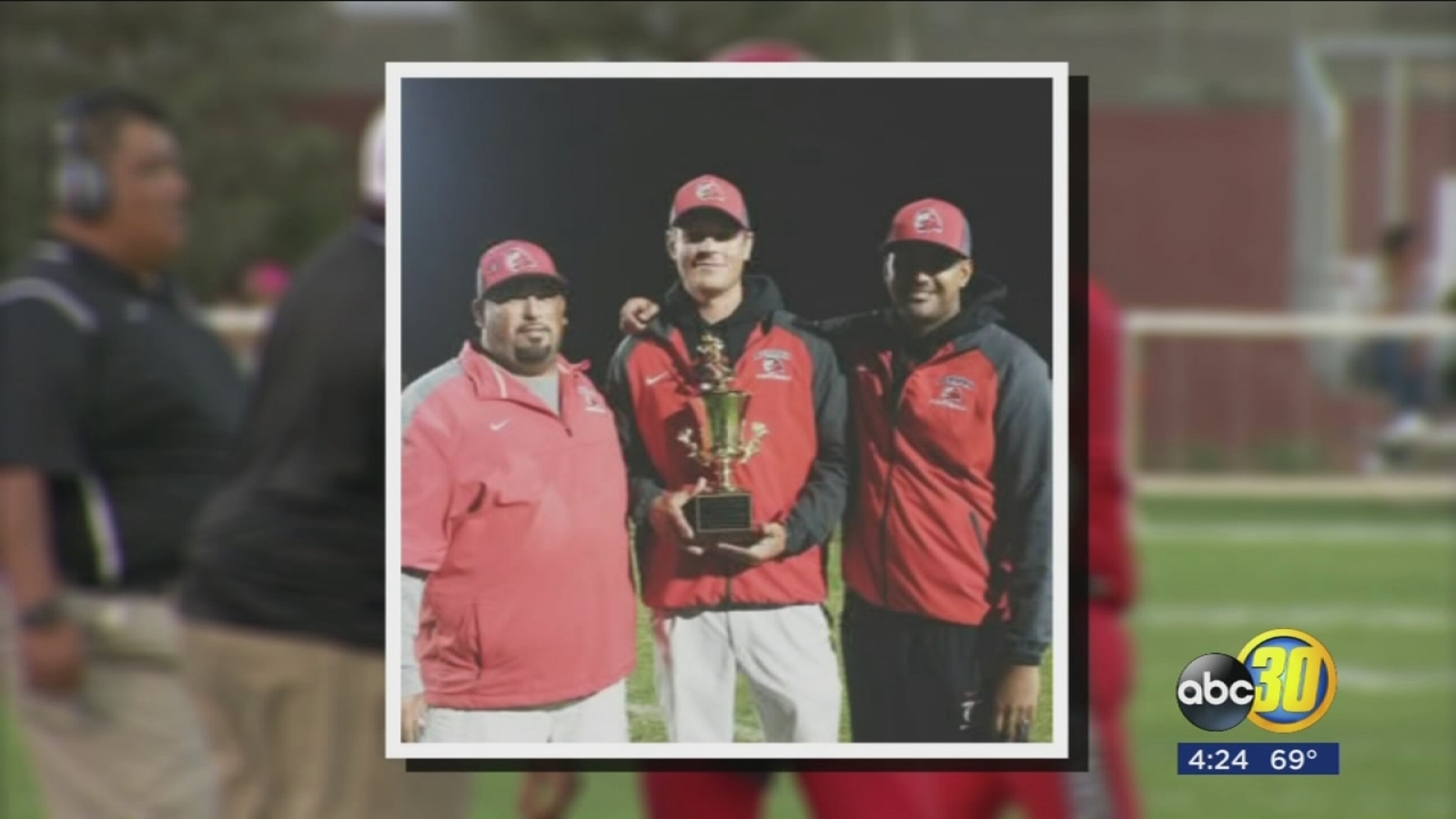 Good Sports - Kerman Football honoring Anthony Taylor - ABC30 Fresno