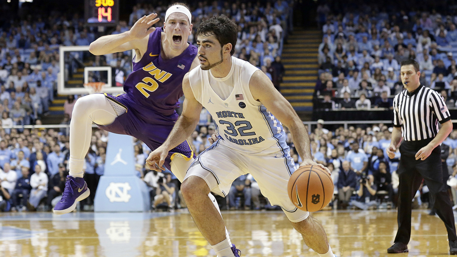 Maye's big night helps No. 9 UNC beat Northern Iowa 86-69 - ABC11 ...