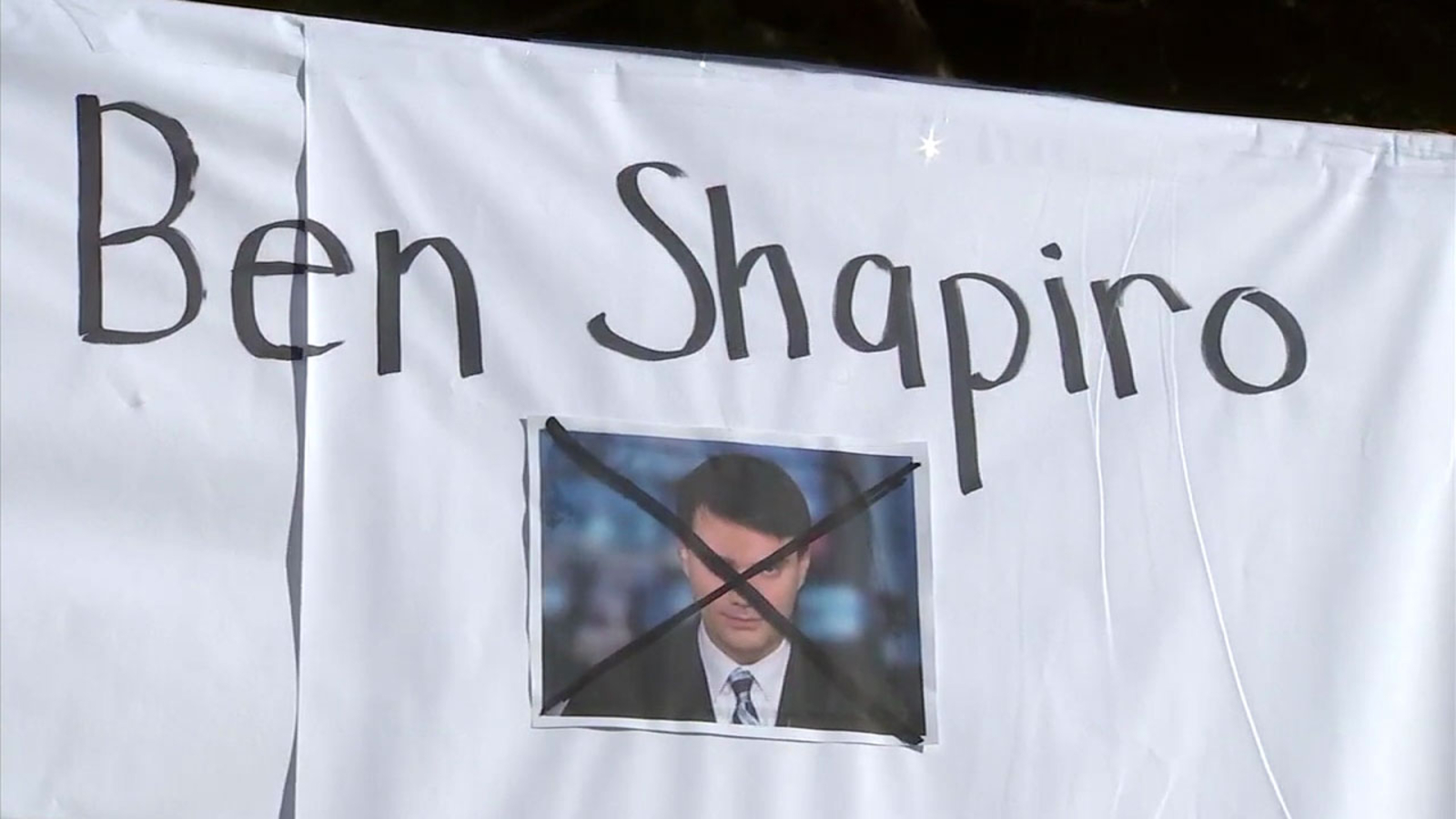 Conservative speaker Ben Shapiro spoke at UCLA amid protests - ABC7 Los ...