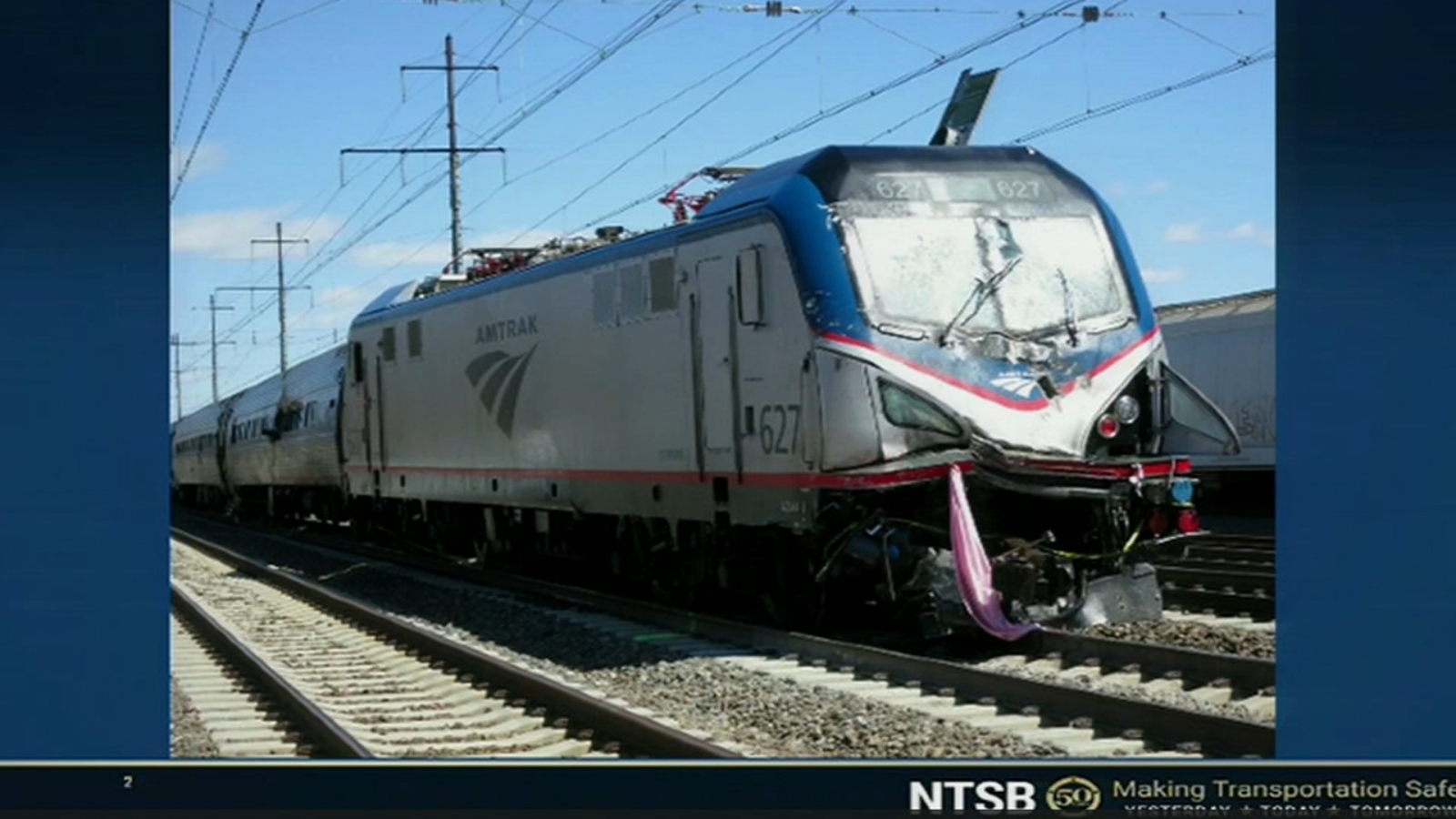 NTSB: Amtrak's lax safety culture led fatal Chester crash - 6abc ...