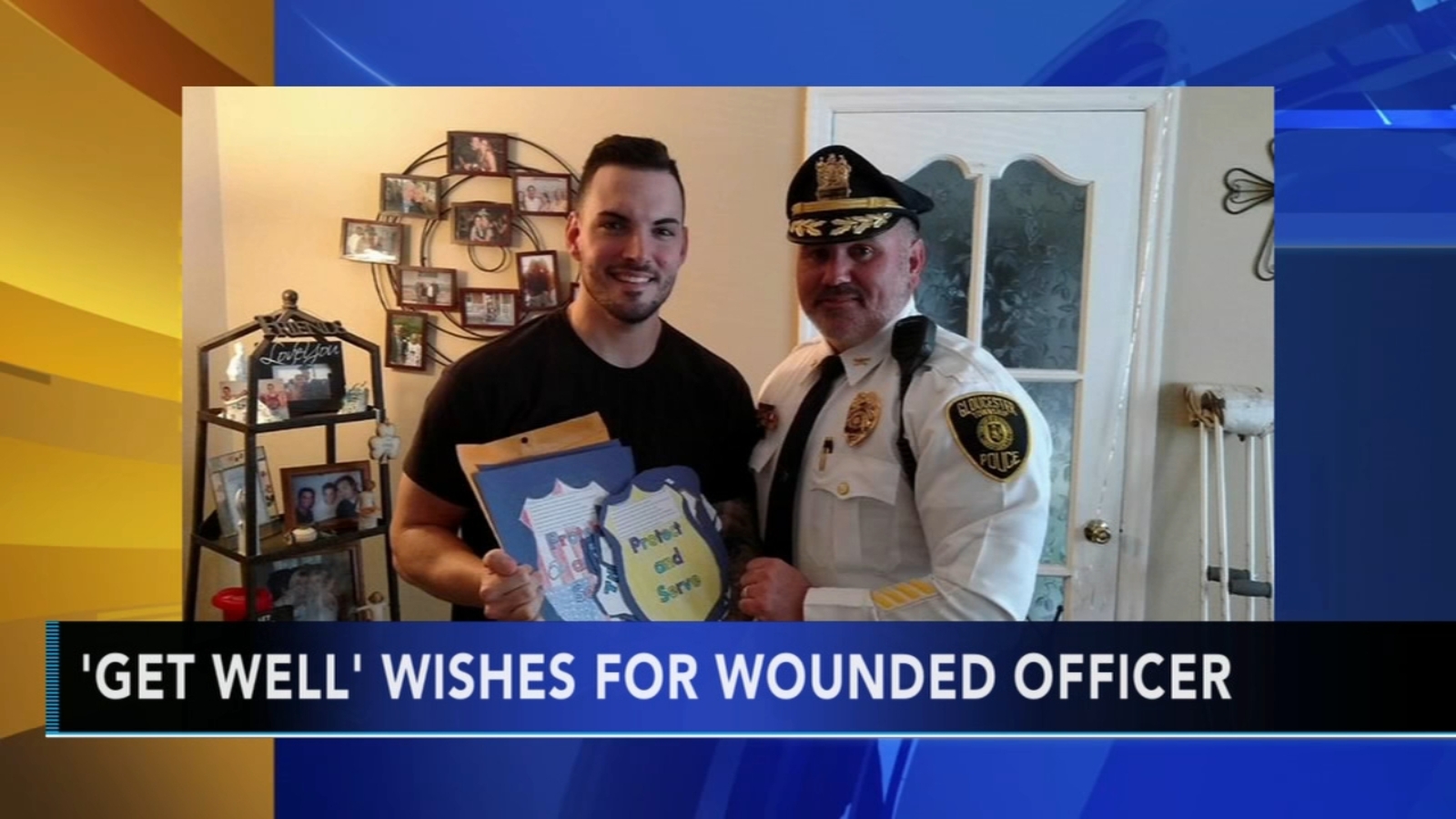 Students send get well messages to injured Camden County officer - 6abc ...