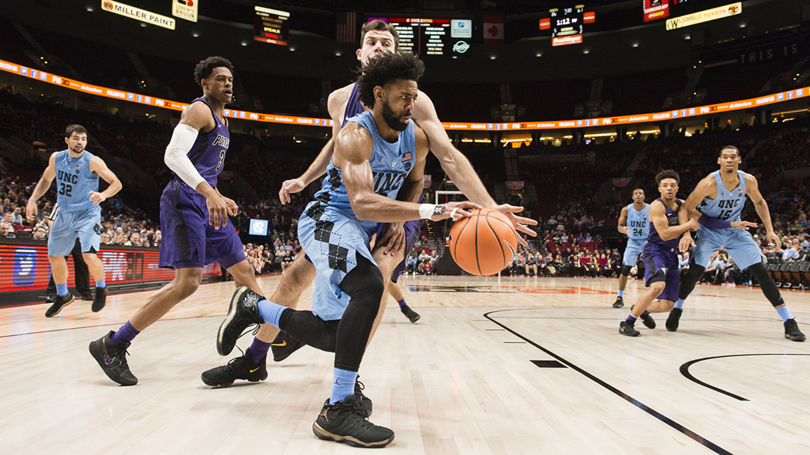 Maye leads No. 9 UNC to 102-78 rout of Portland - ABC11 Raleigh-Durham
